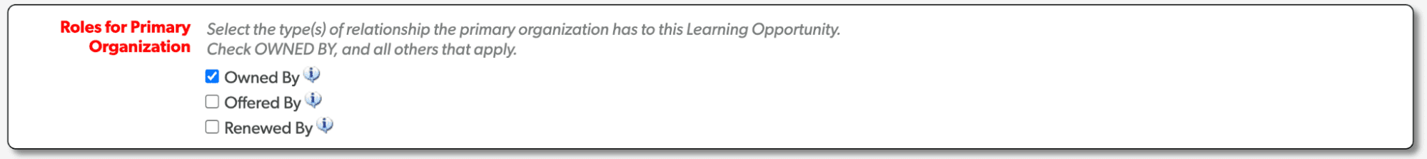 Entering and Approving Learning Program Data - Credential Registry Guidance