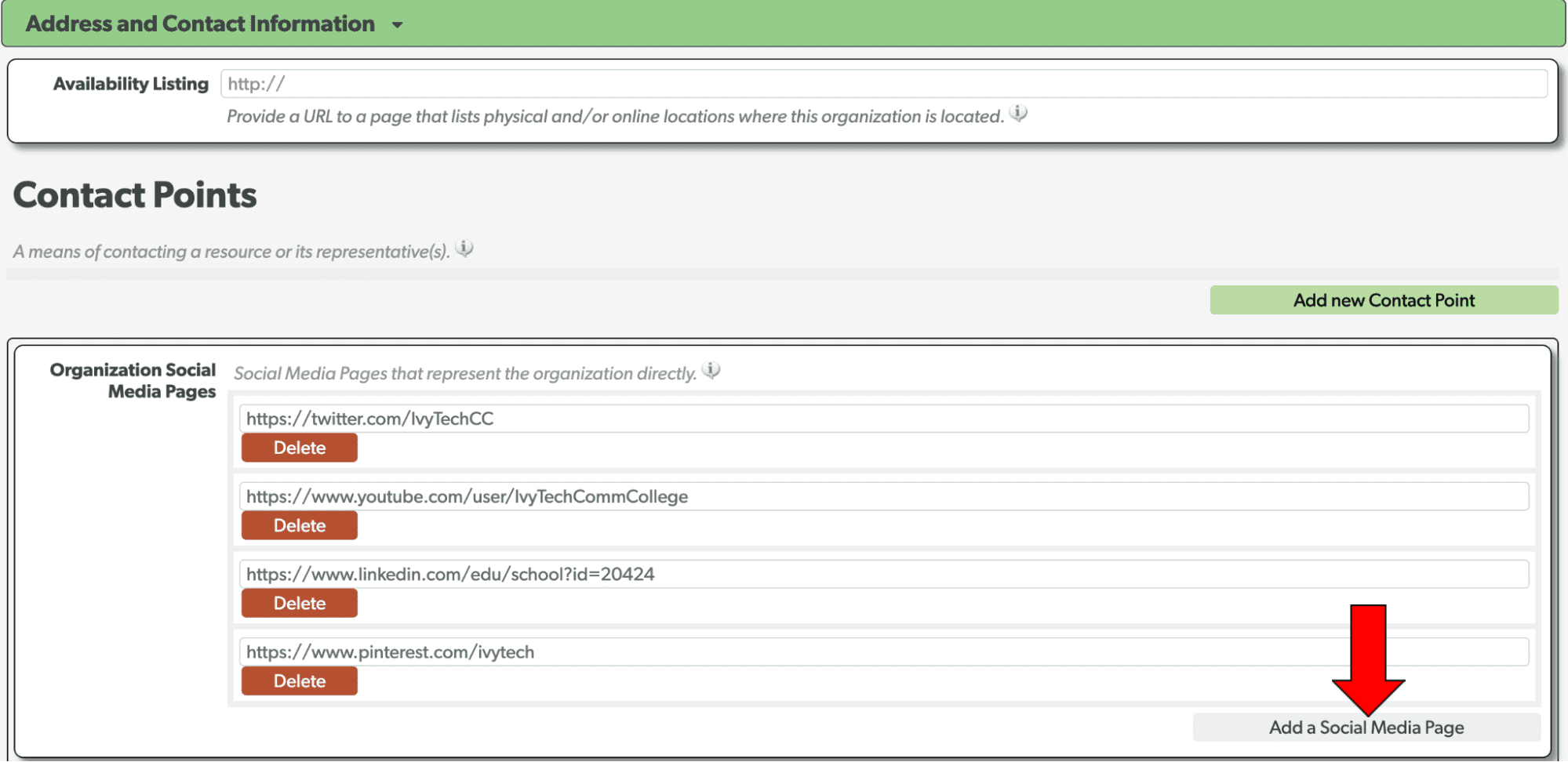 Entering and Approving Organization Recommended Benchmark Data - Credential Registry Guidance