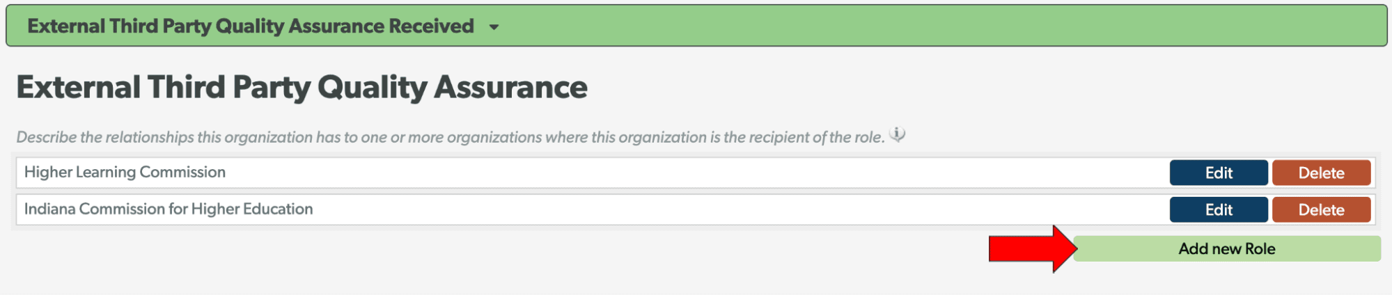 Entering and Approving Organization Recommended Benchmark Data ...