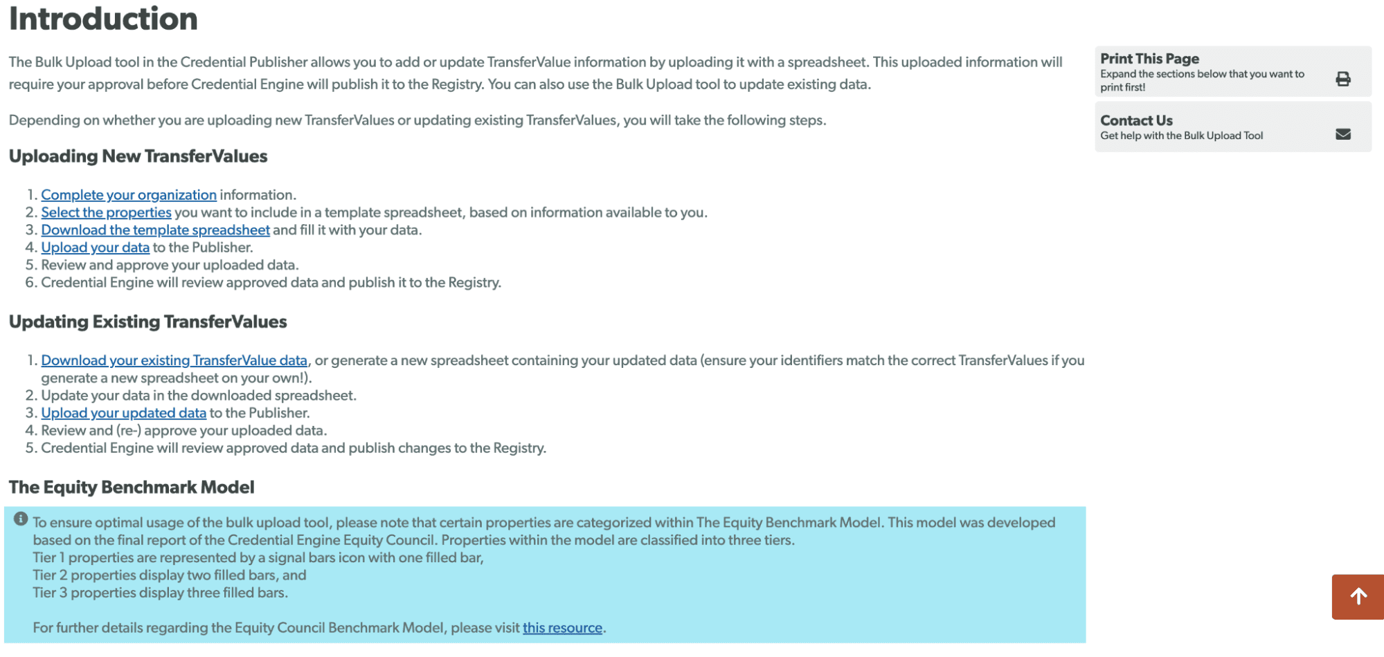 Uploading and Approving Transfer Value Data - Credential Registry Guidance