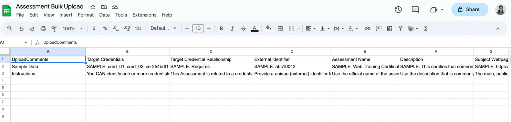 Uploading and Approving Assessment Data - Credential Registry Guidance