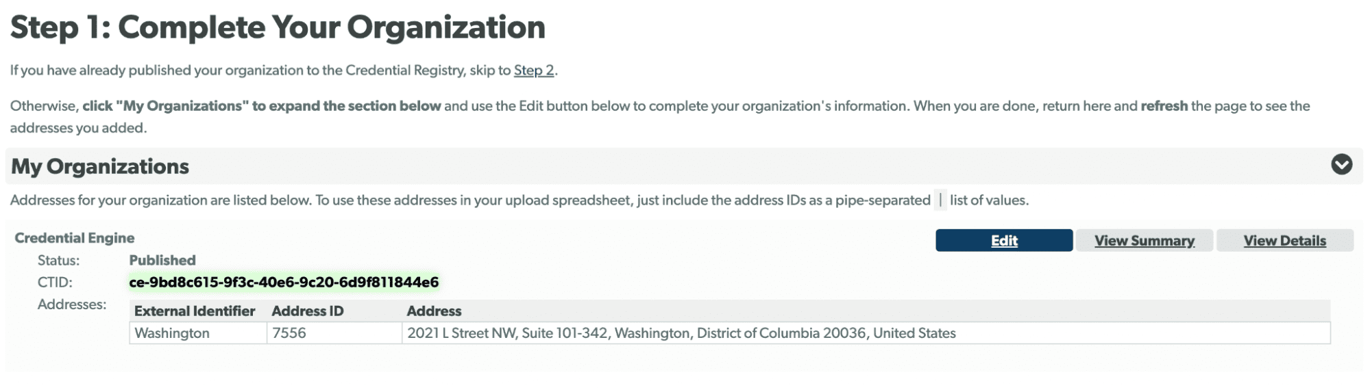 Uploading and Approving Competency Framework Data - Credential Registry Guidance