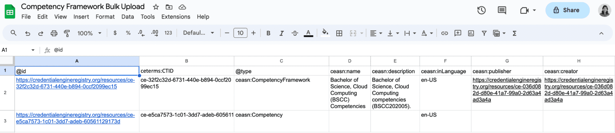 Uploading and Approving Competency Framework Data - Credential Registry ...