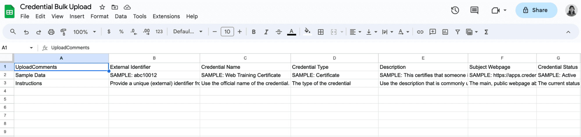 Uploading and Approving Credential Data - Credential Registry Guidance