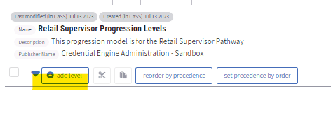 Pathway Builder: Publishing a Progression Model - Credential Registry Guidance