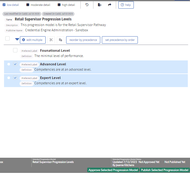 Pathway Builder: Publishing a Progression Model - Credential Registry ...