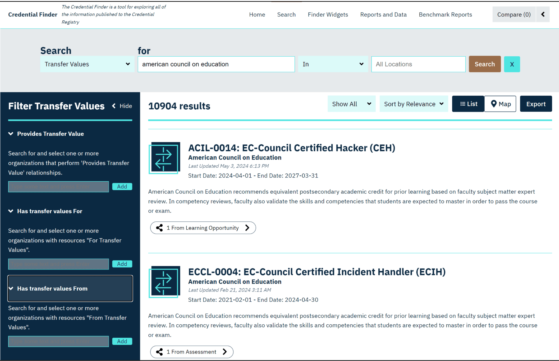 Get Started: ACE Customers With Published Transfer Value ...