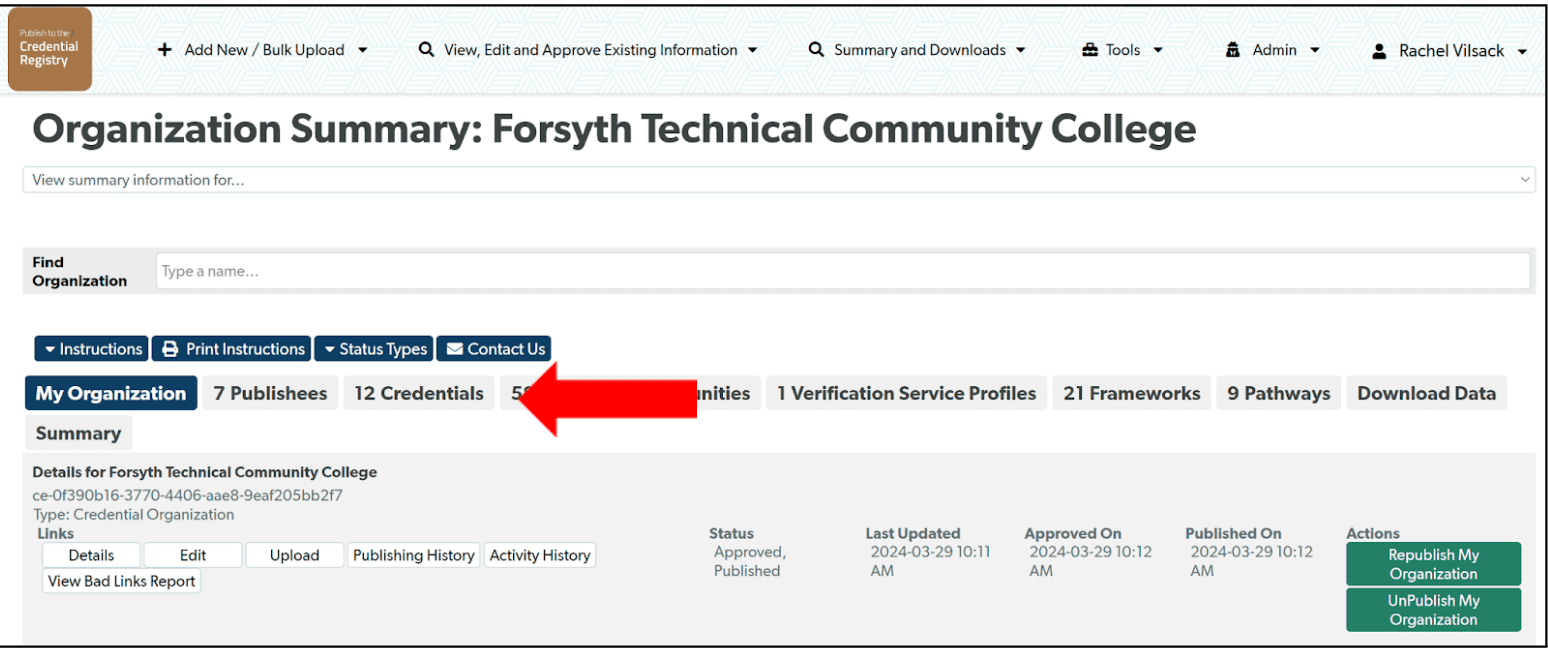 Linking a Credential to a Published Competency Framework or Competency ...