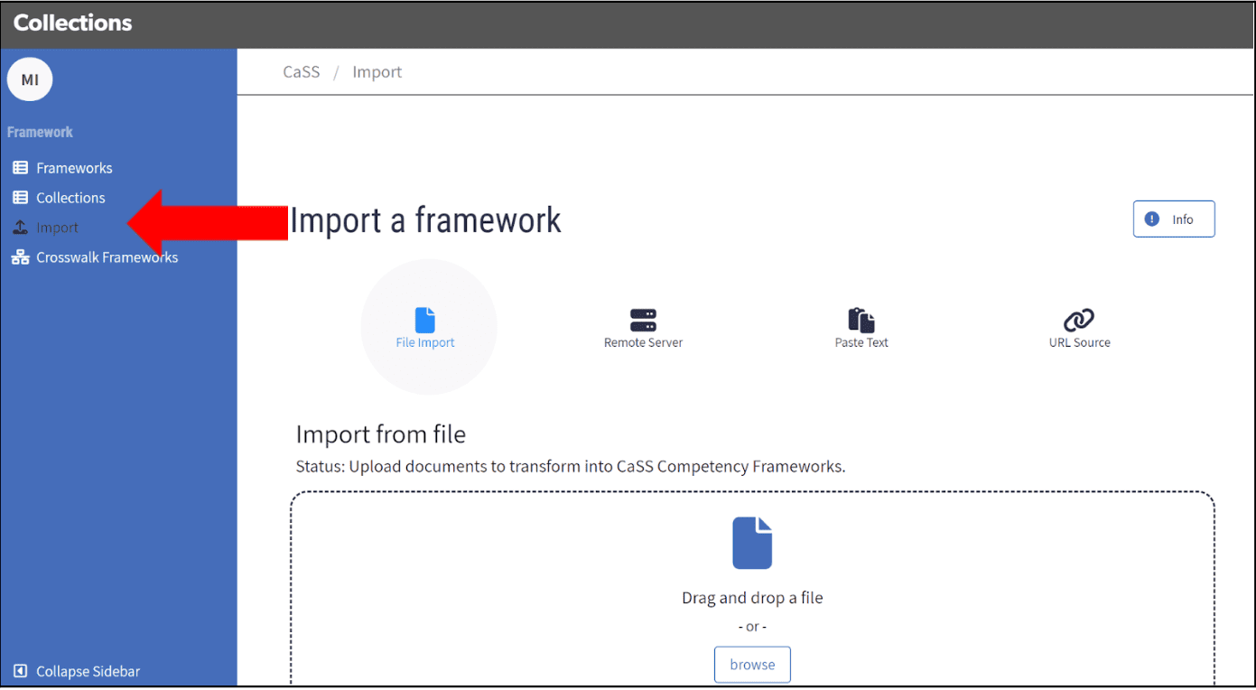 Updating Published Competency Framework or Competency Collection via Manual Entry - Credential ...