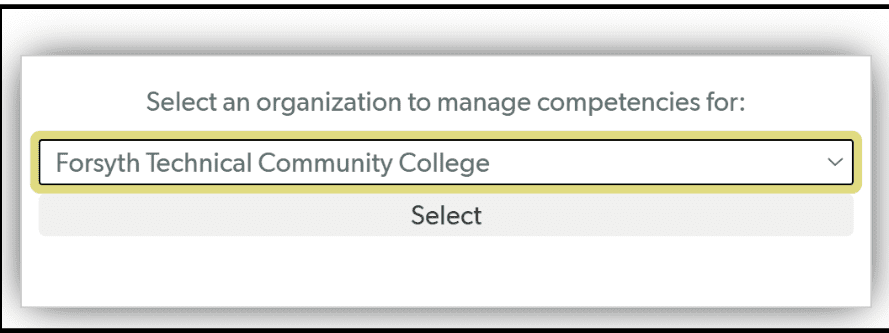 Updating Published Competency Framework or Competency Collection via Manual Entry - Credential ...