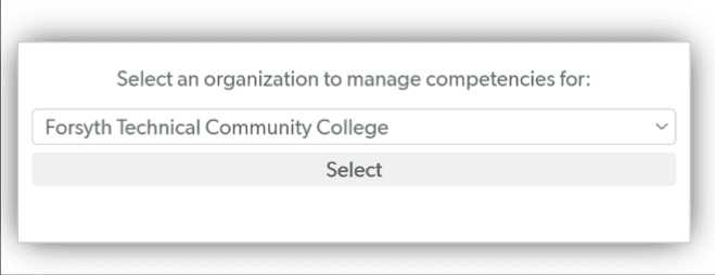Linking a Credential to a Published Competency Framework or Competency ...
