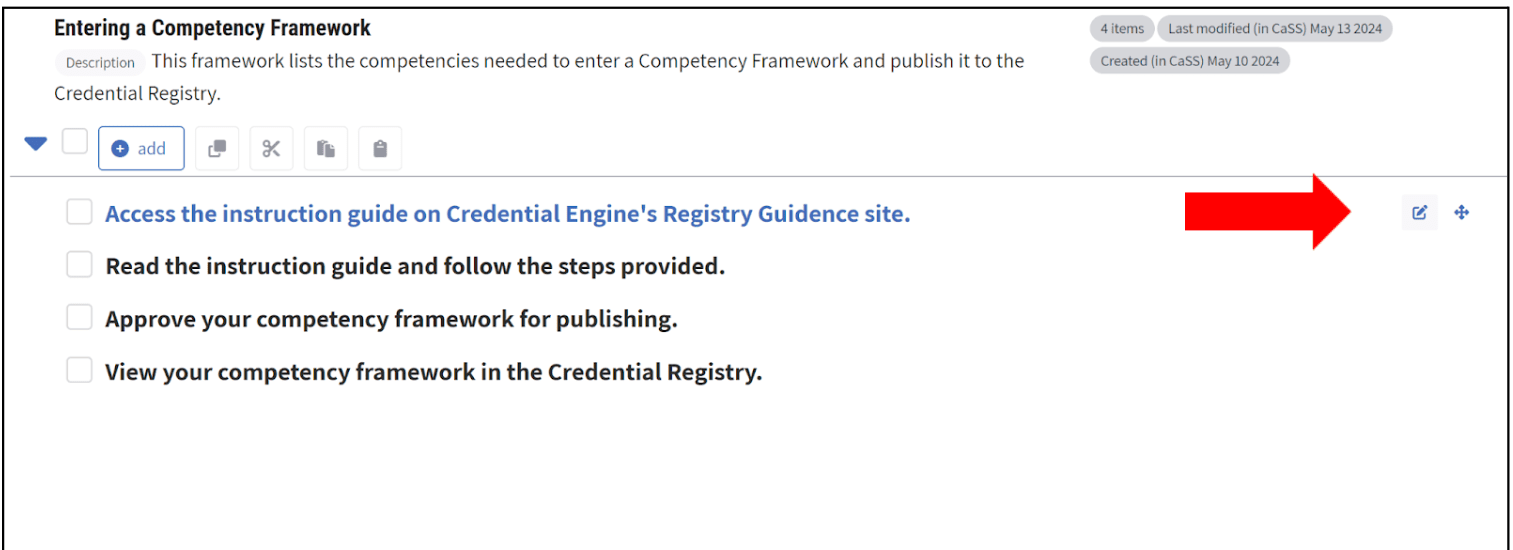 Entering Competency Framework or Competency Collection via Manual Entry - Credential Registry ...