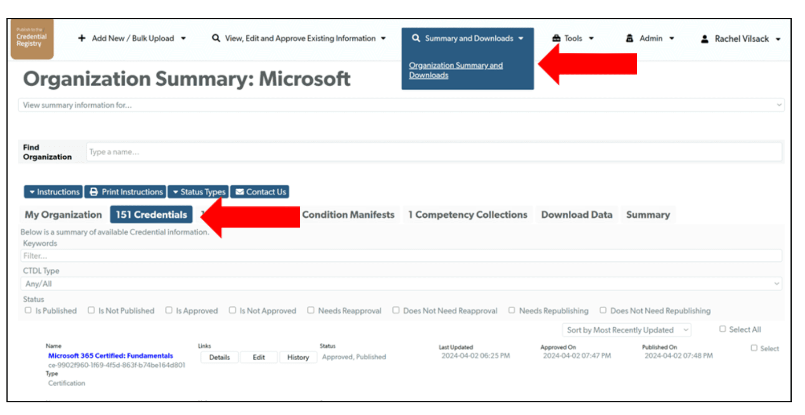 Get Started: Publish Your Certifications via Bulk Upload - Credential Registry Guidance